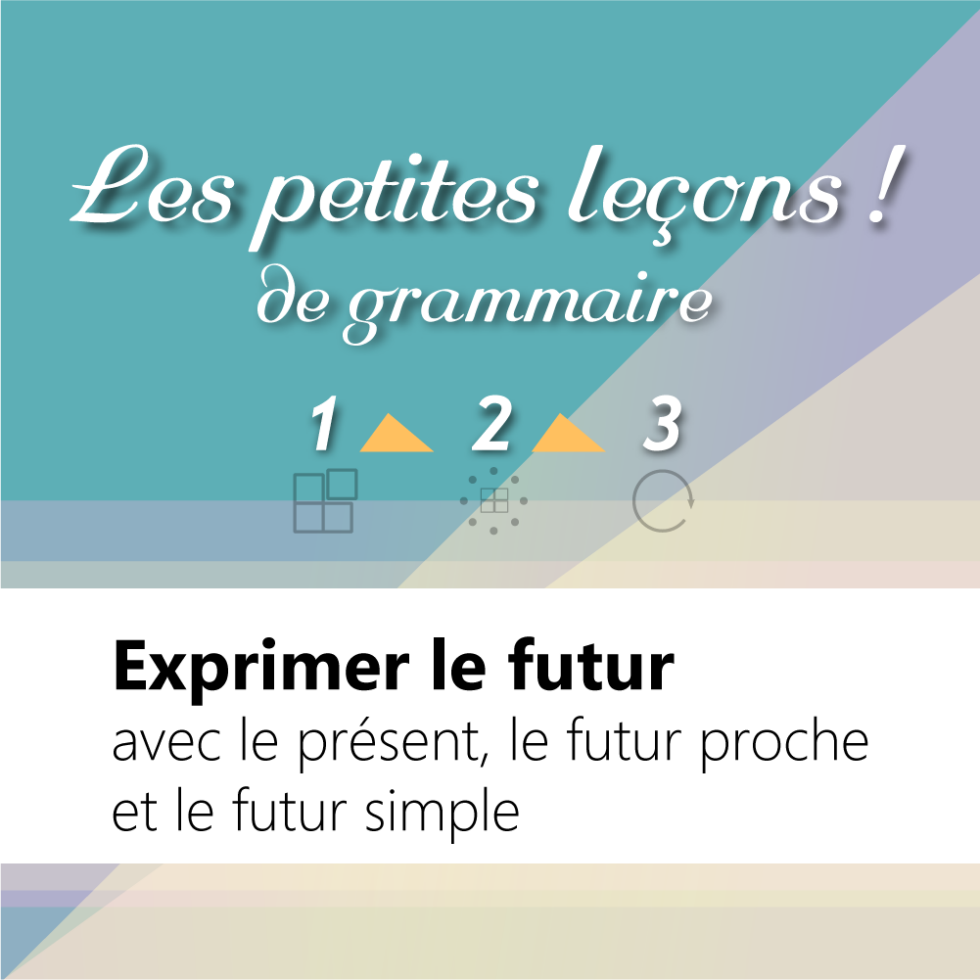 Petite leçon (de grammaire) - Exprimer le futur (A1-A2) - Démarche FLE