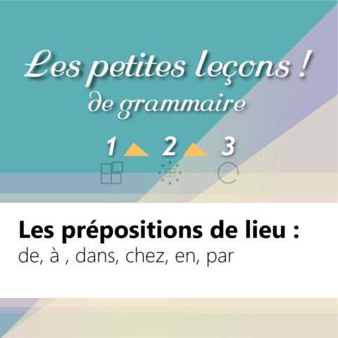 Petite leçon (de grammaire) - Les prépositions de lieu (A1-A2 ...