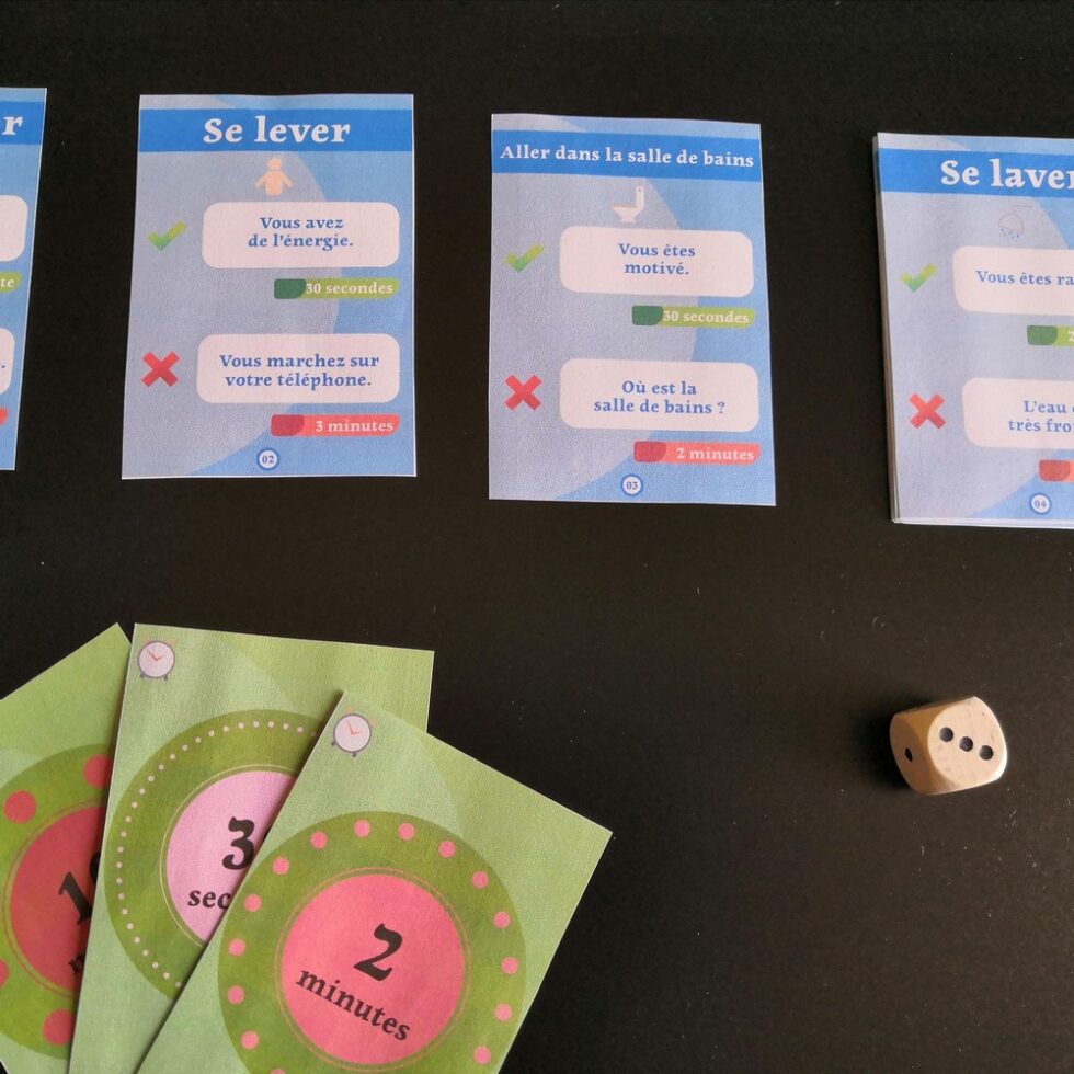 Jeu - Un matin habituel (A1-A2) - Démarche FLE